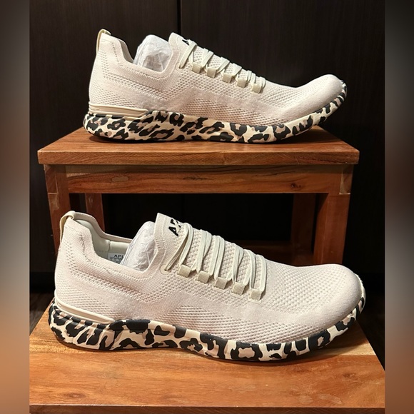 APL | Shoes | Apl Techloom Breeze In Parchmentleopard Nib Mens Size ...